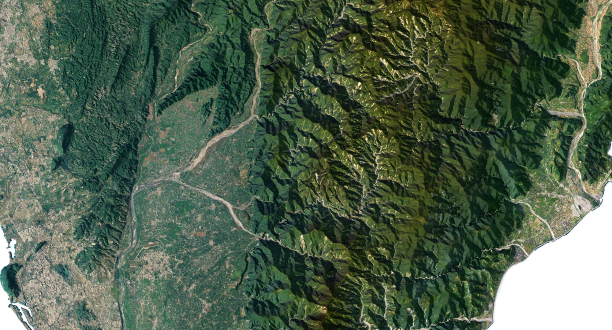 Taiwan Terrain 3D Map by Shustrik