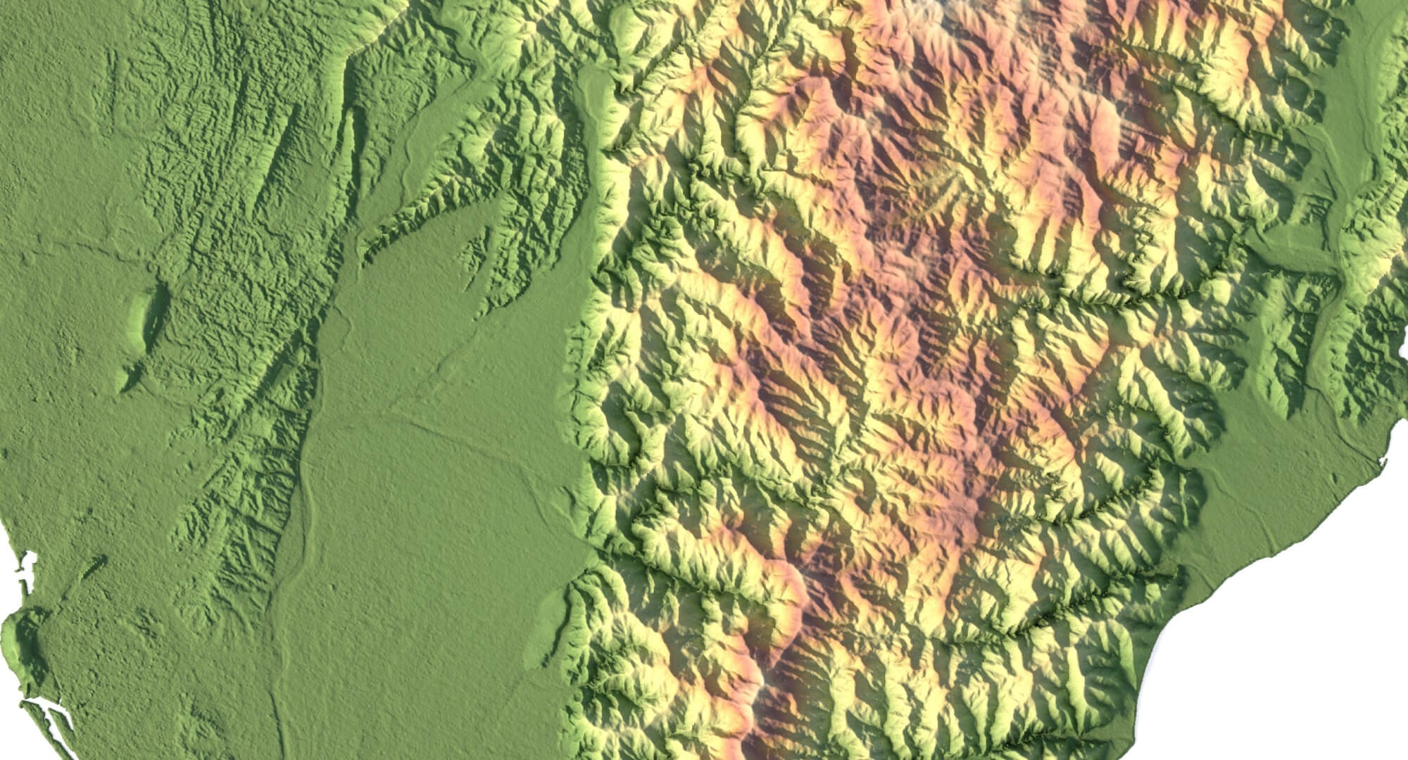 Taiwan Terrain 3D Map by Shustrik