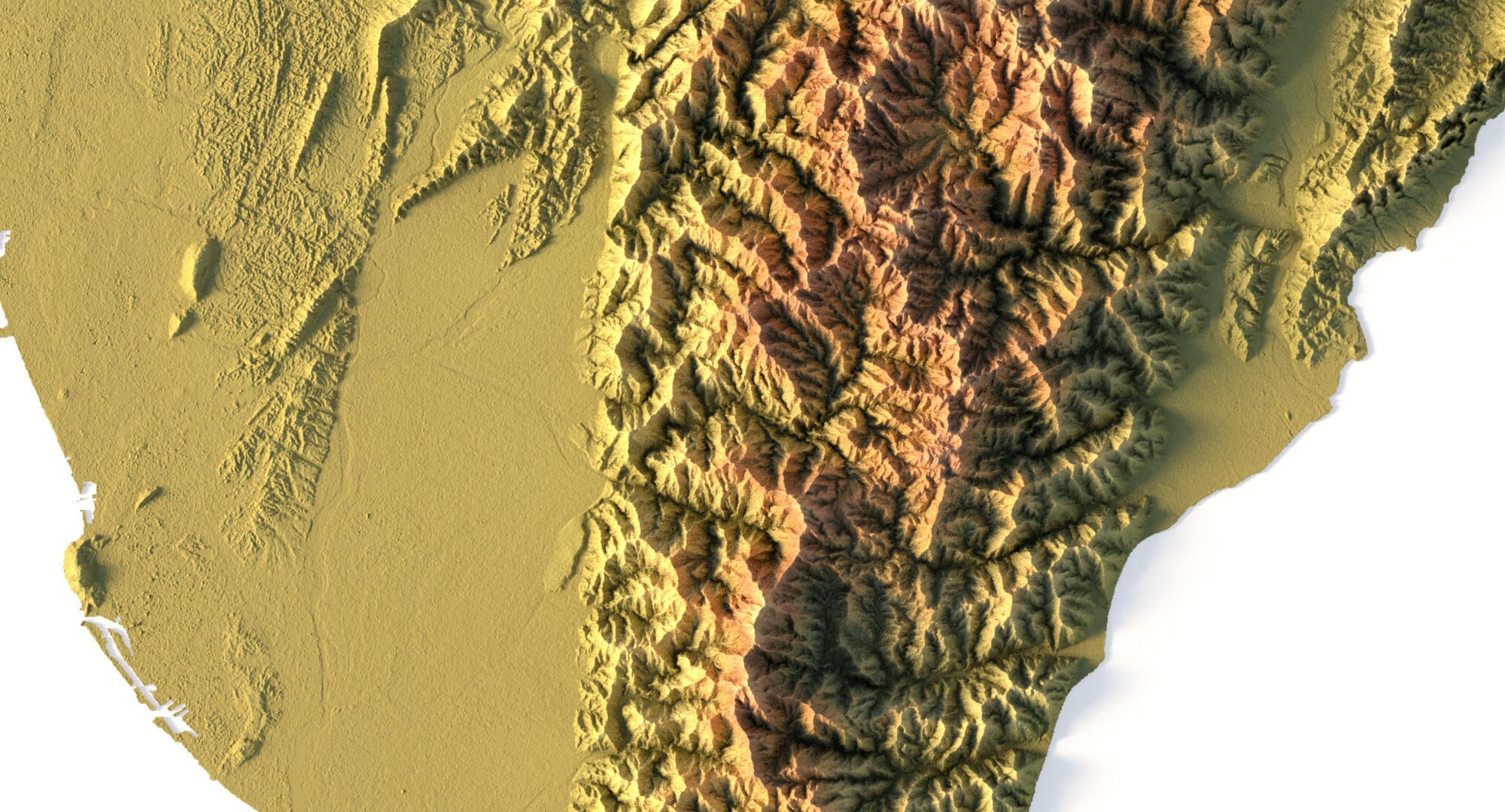 Taiwan Terrain - 3D Model by Shustrik