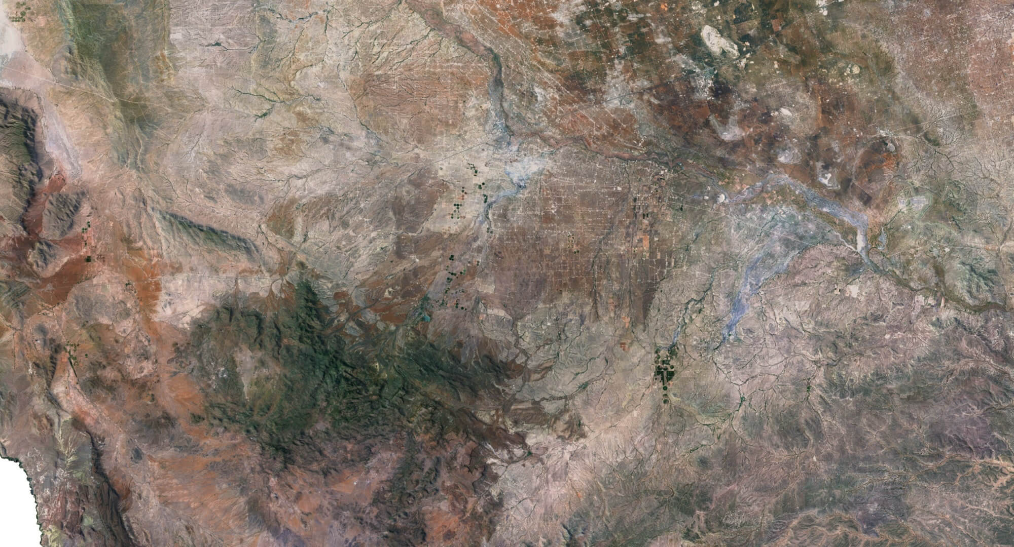 Texas State Terrain 3D Map by Shustrik