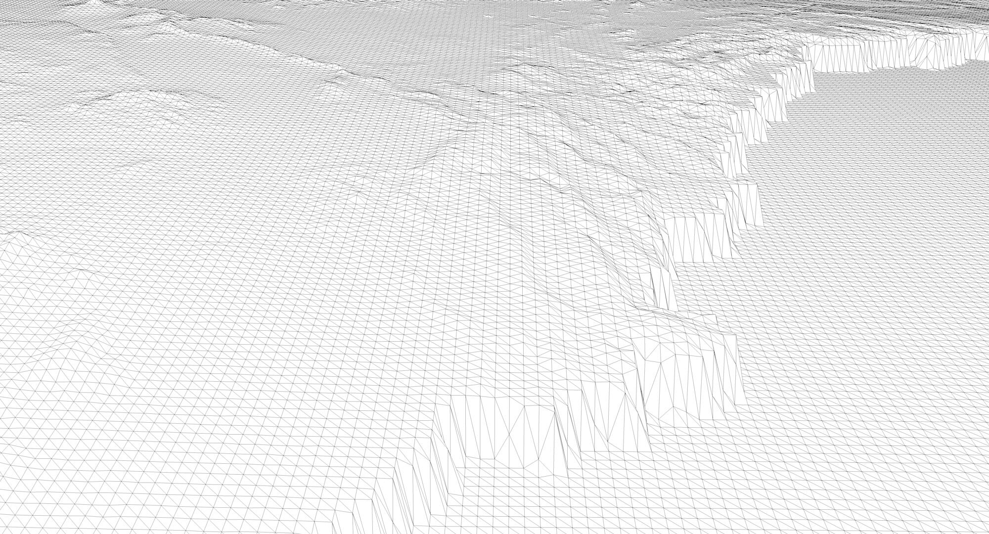 Texas State Terrain 3D Map by Shustrik