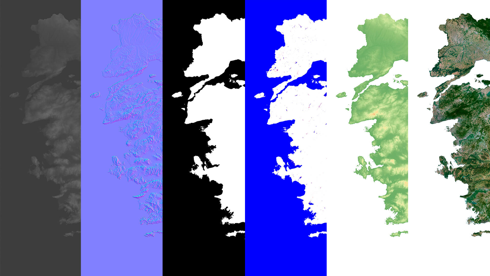 Turkey Terrain 3D Map by Shustrik