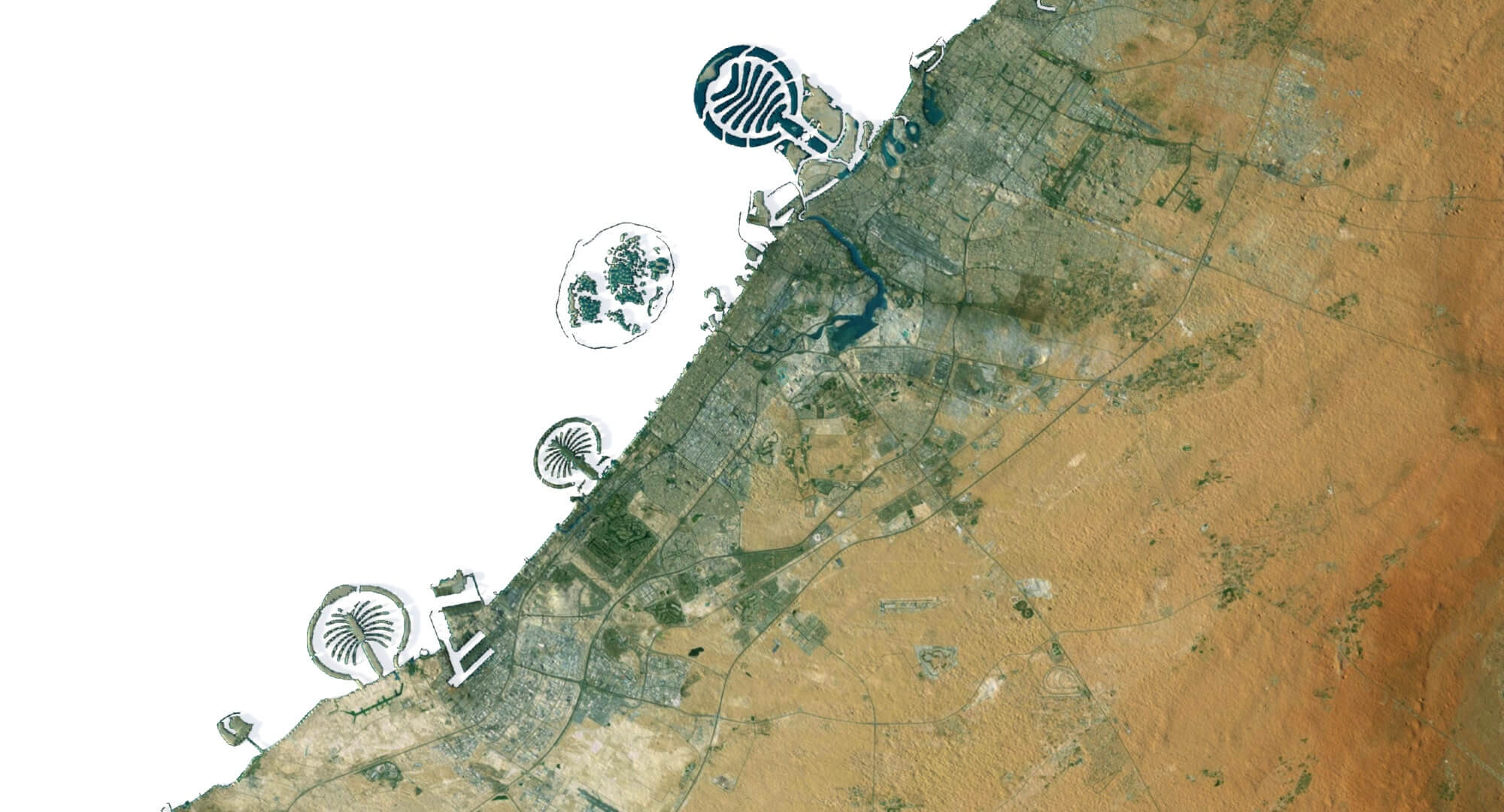 United Arab Emirates Terrain 3D Map by Shustrik