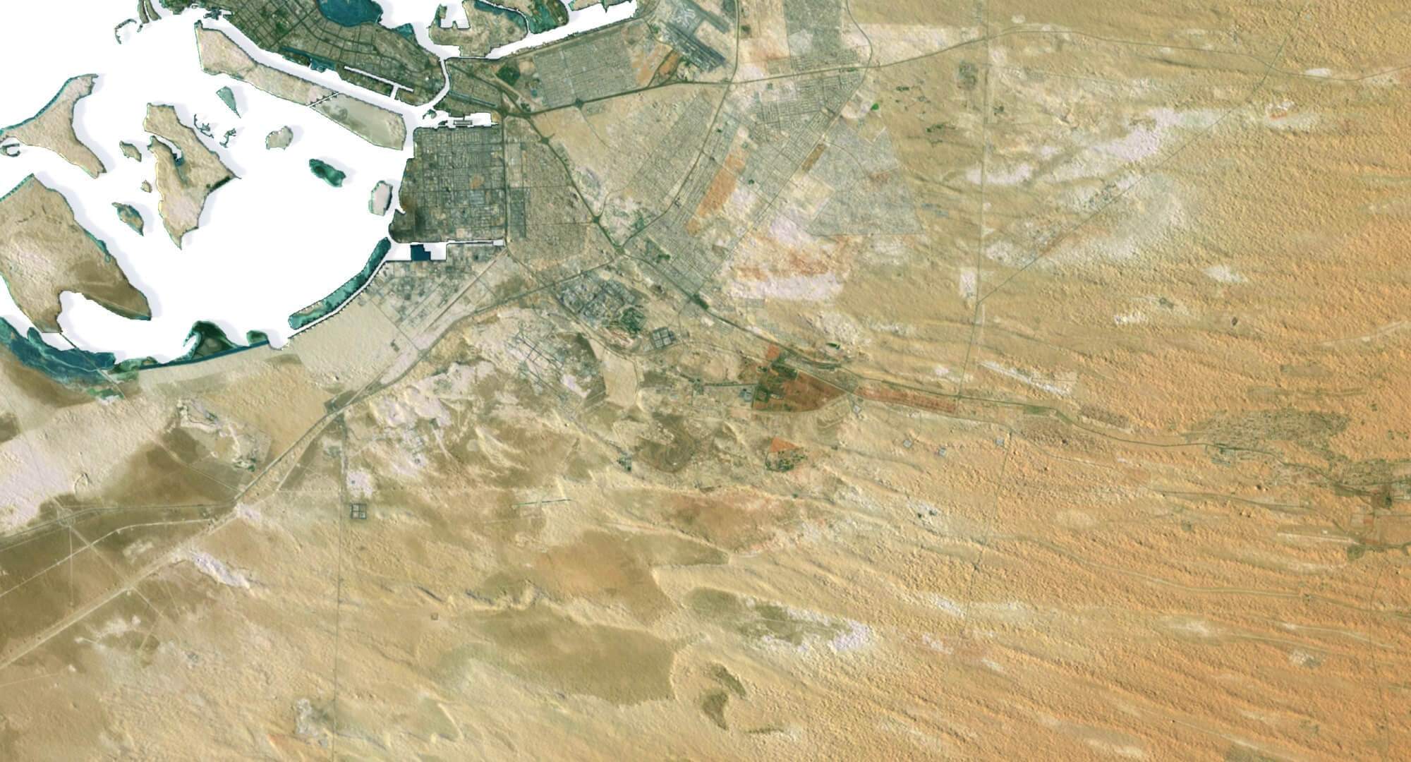 United Arab Emirates Terrain 3D Map by Shustrik