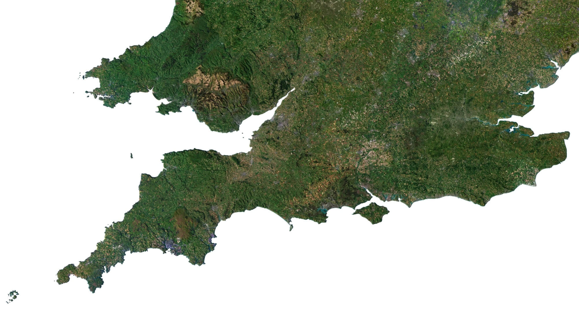 United Kingdom Terrain 3D Map by Shustrik