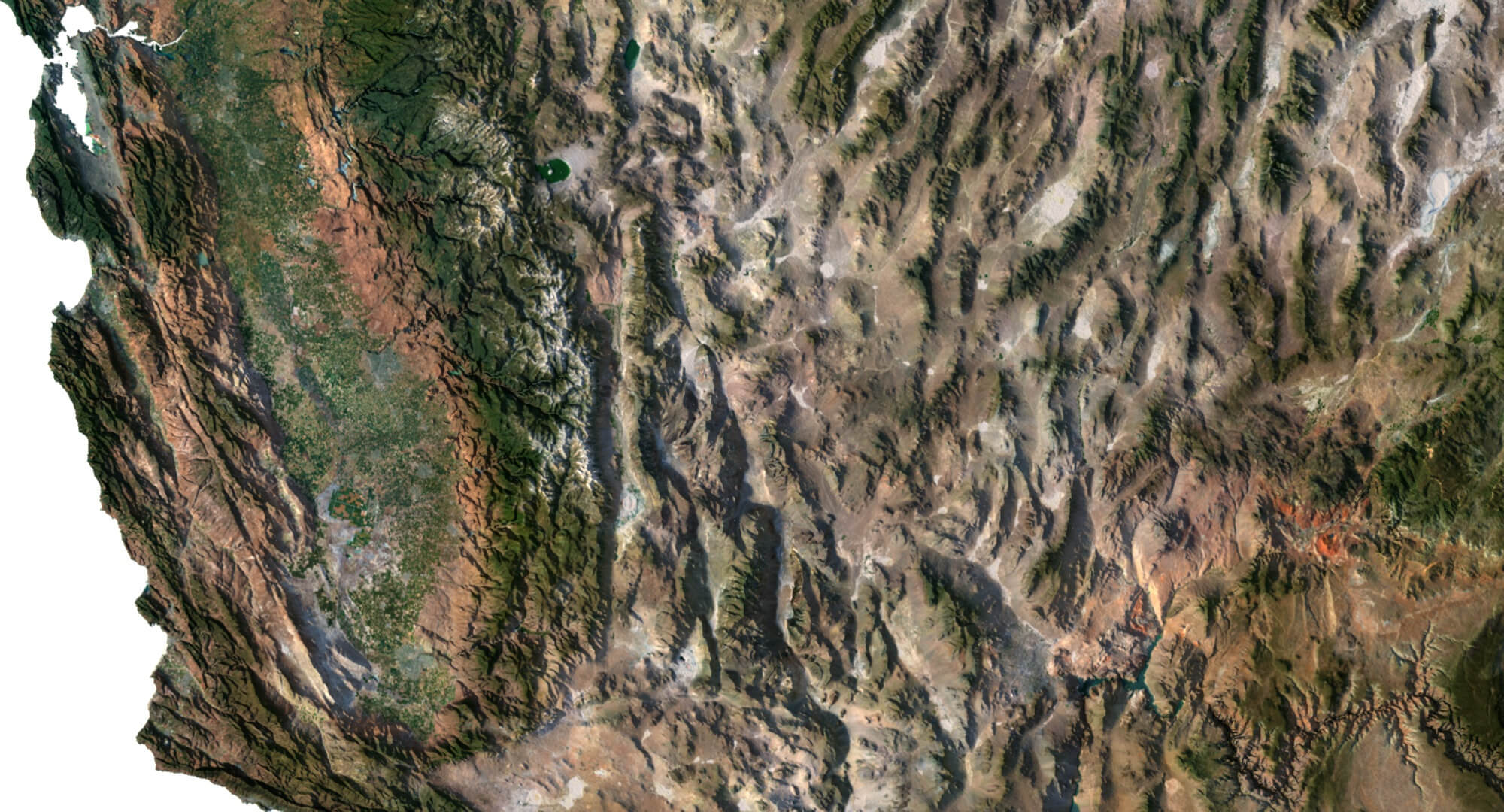 United States Terrain 3D Map by Shustrik