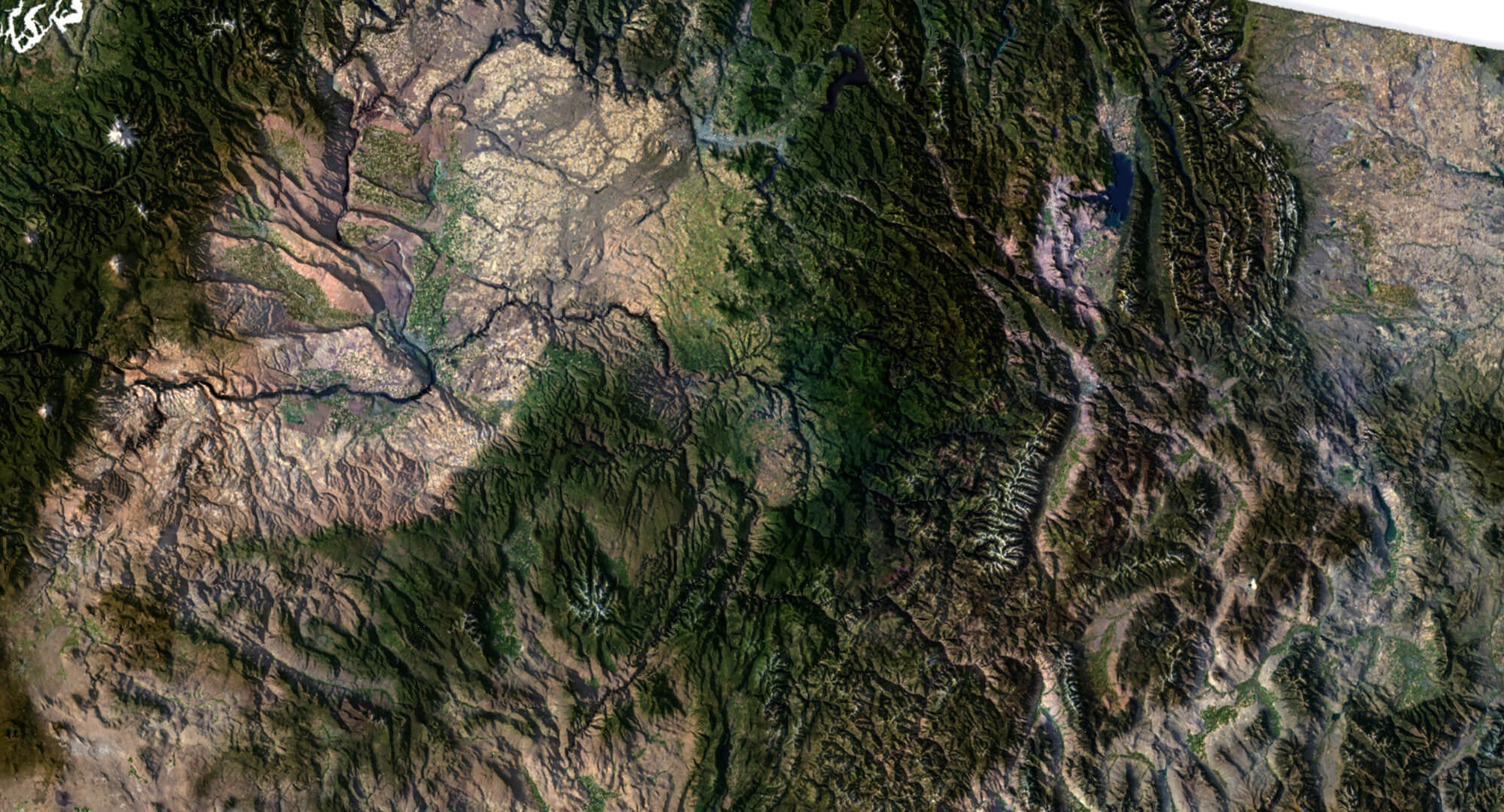 United States Terrain 3D Map by Shustrik