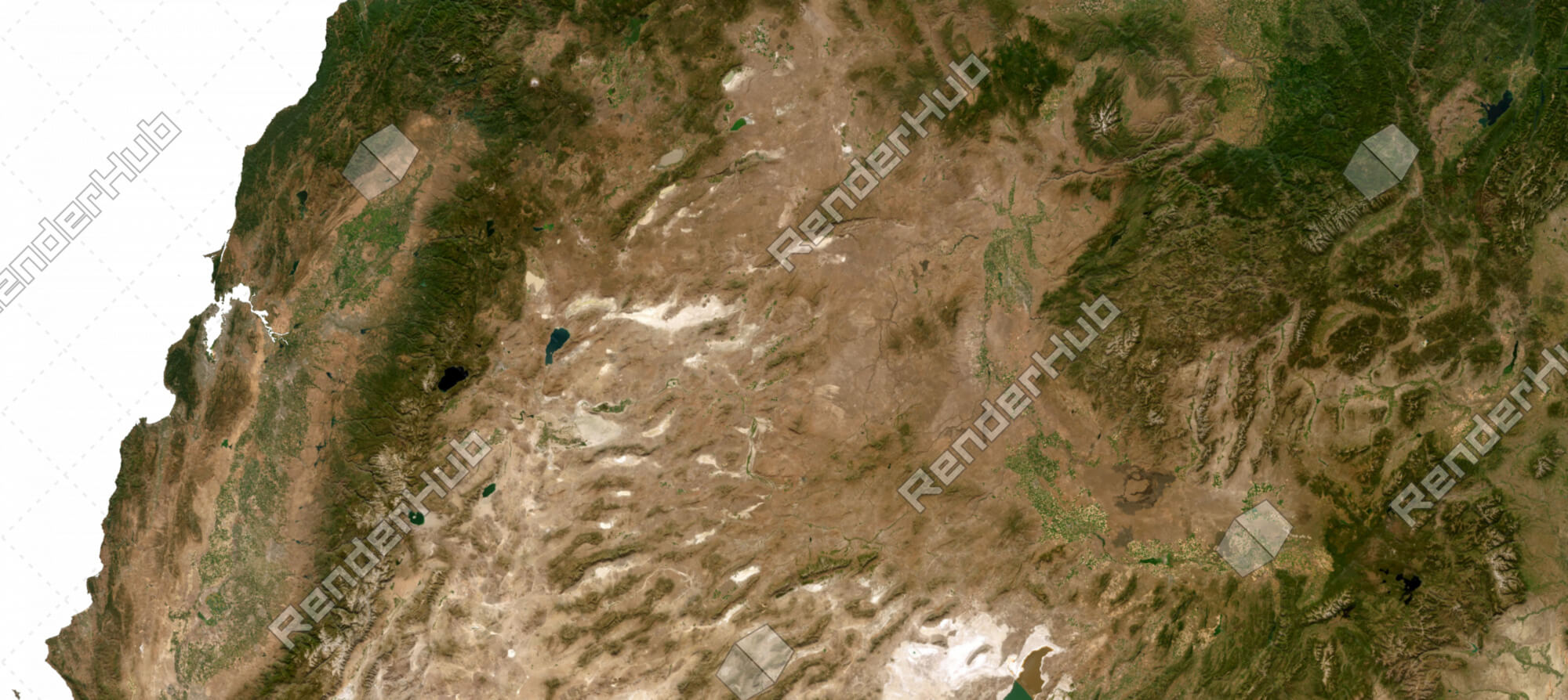 USA Lambert Conformal Conic 20N30N - Stock Image by Shustrik