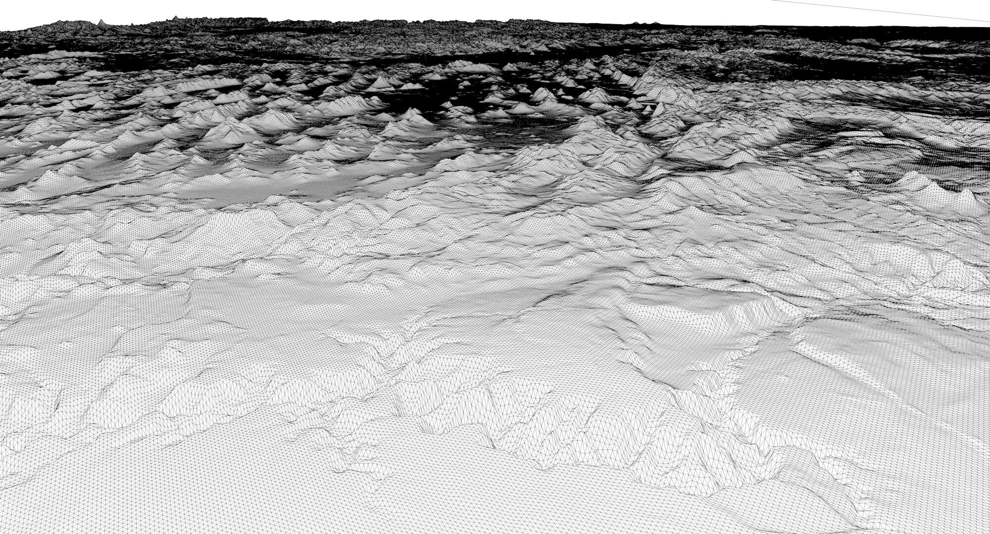 United States Terrain - 3D Model by Shustrik
