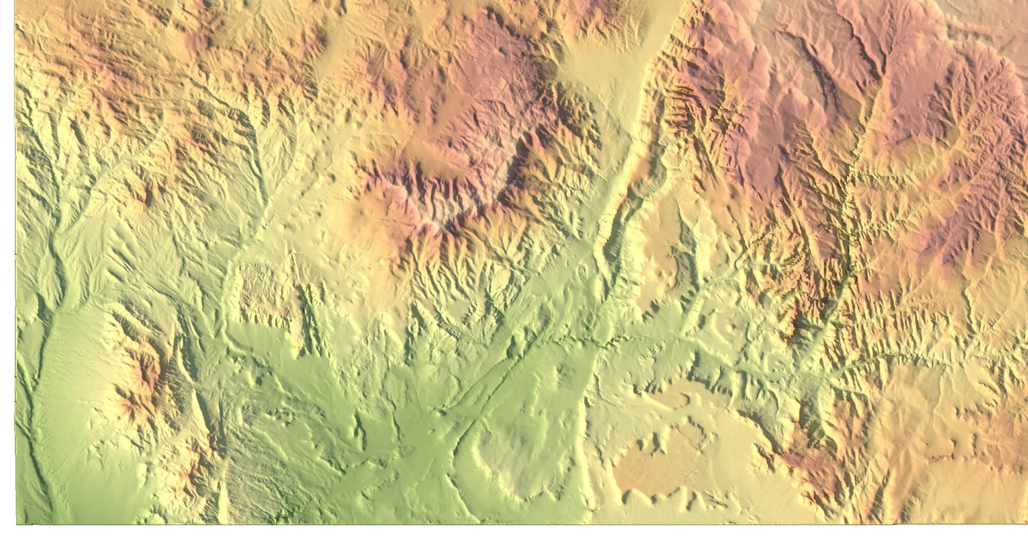 Utah State Terrain 3D Map by Shustrik