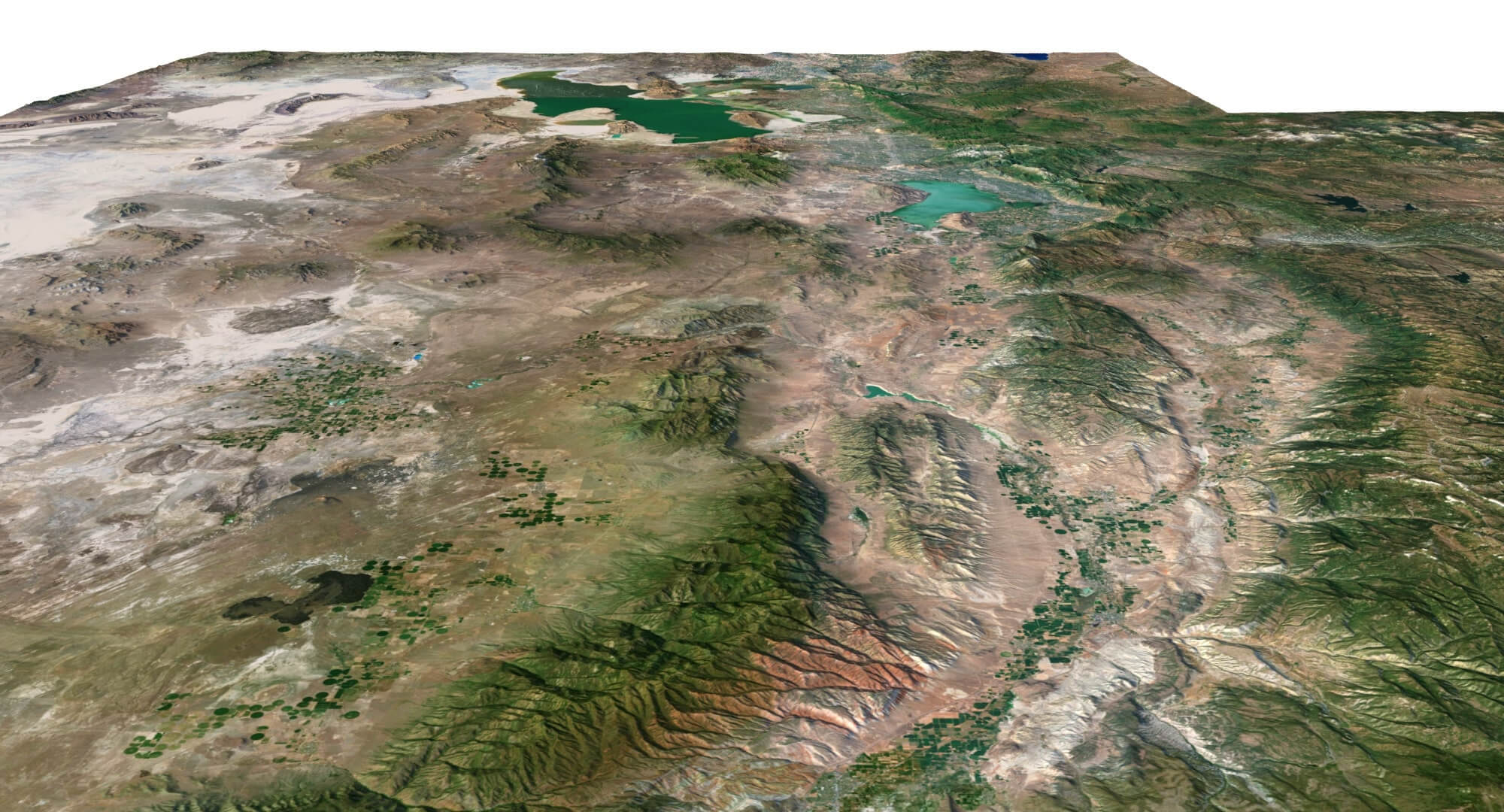 Utah State Terrain 3D Map by Shustrik