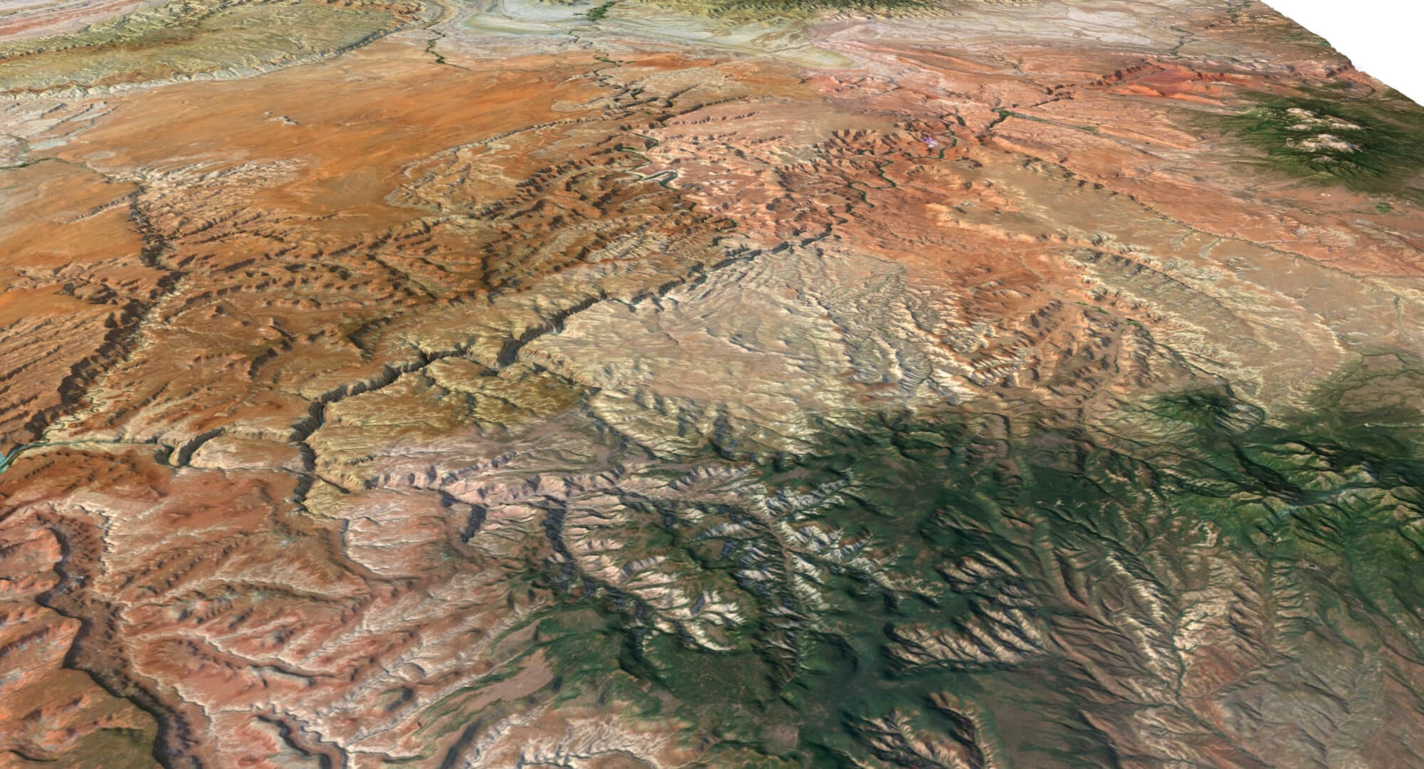 Utah State Terrain 3D Map by Shustrik