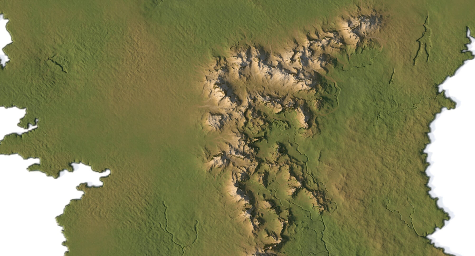 Westeros Map Terrain - 3D Model by Shustrik