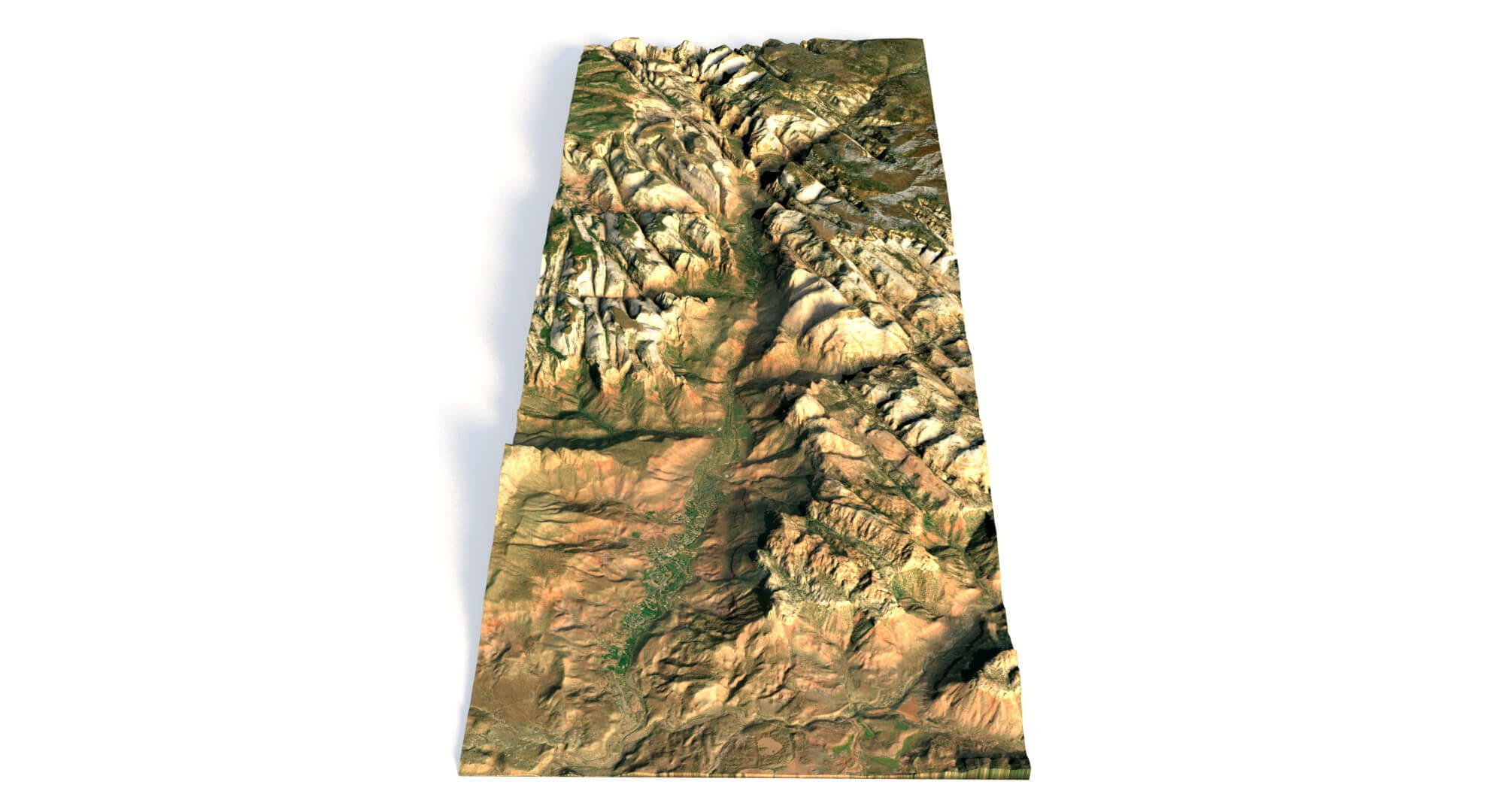 Zion Canyon Trail - 3D Model by Shustrik