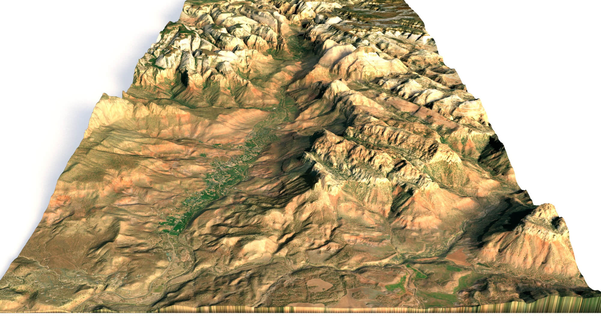 Zion Canyon Trail - 3D Model by Shustrik