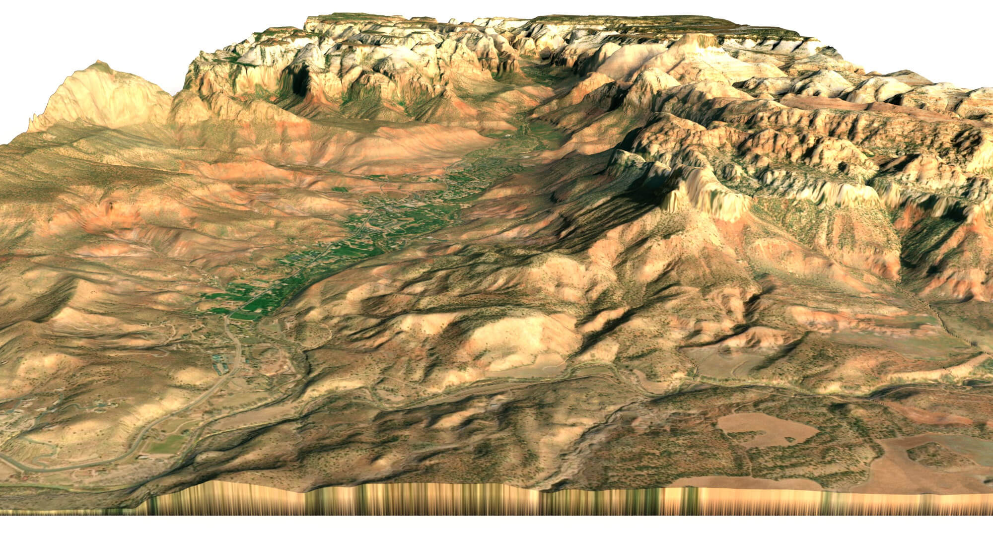 Zion Canyon Trail - 3D Model by Shustrik