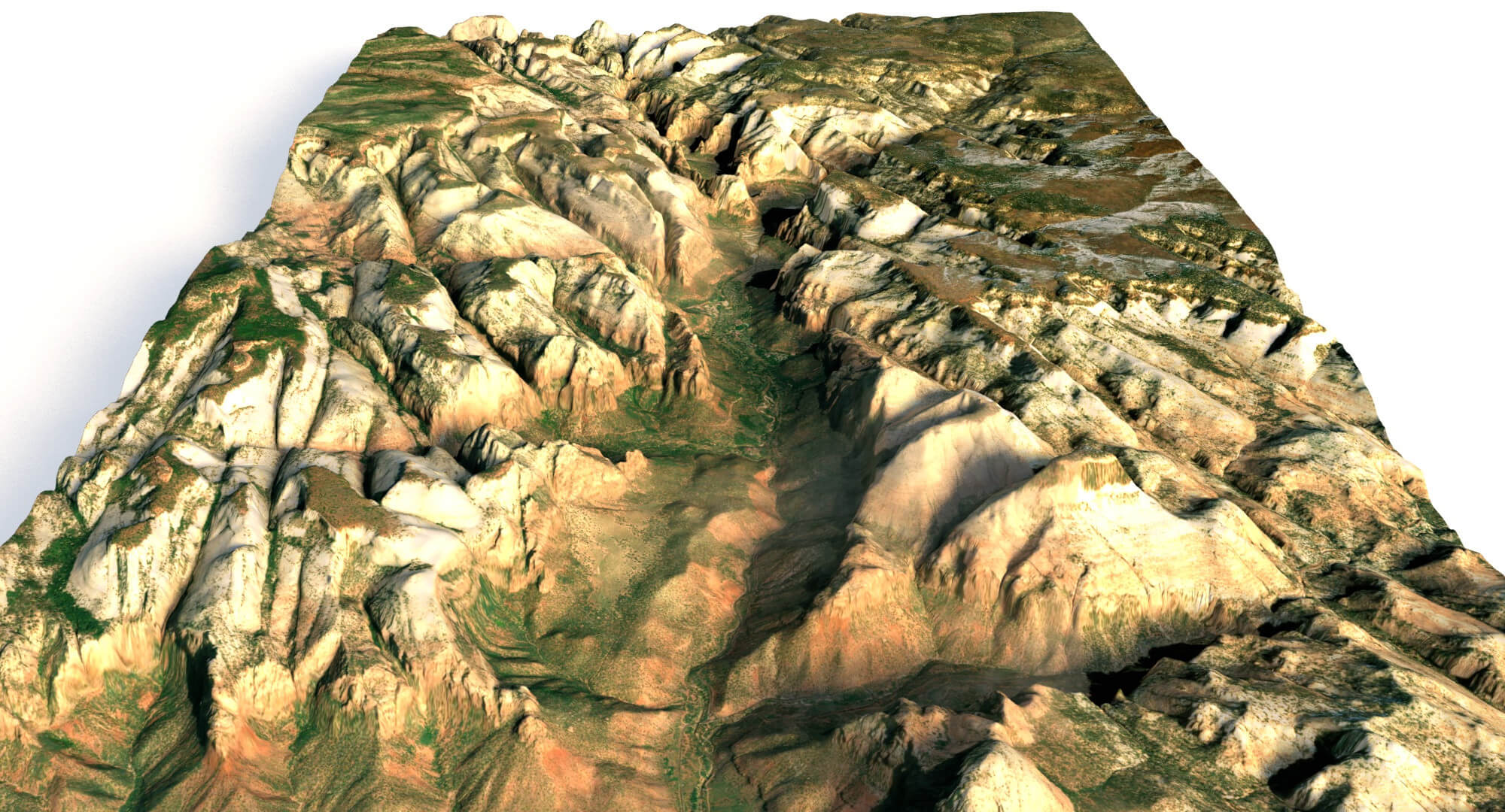 Zion Canyon Trail - 3D Model by Shustrik