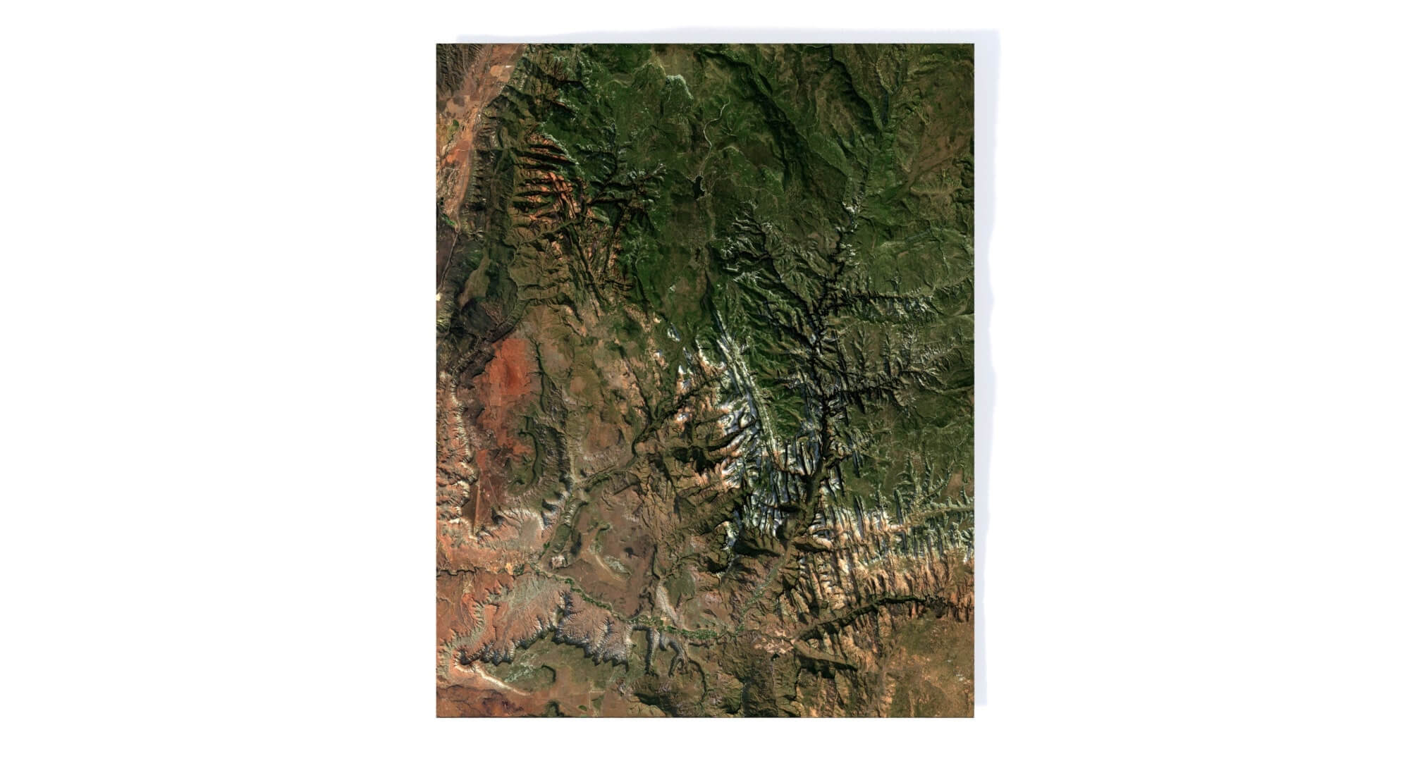 Zion National Park 3D Map by Shustrik