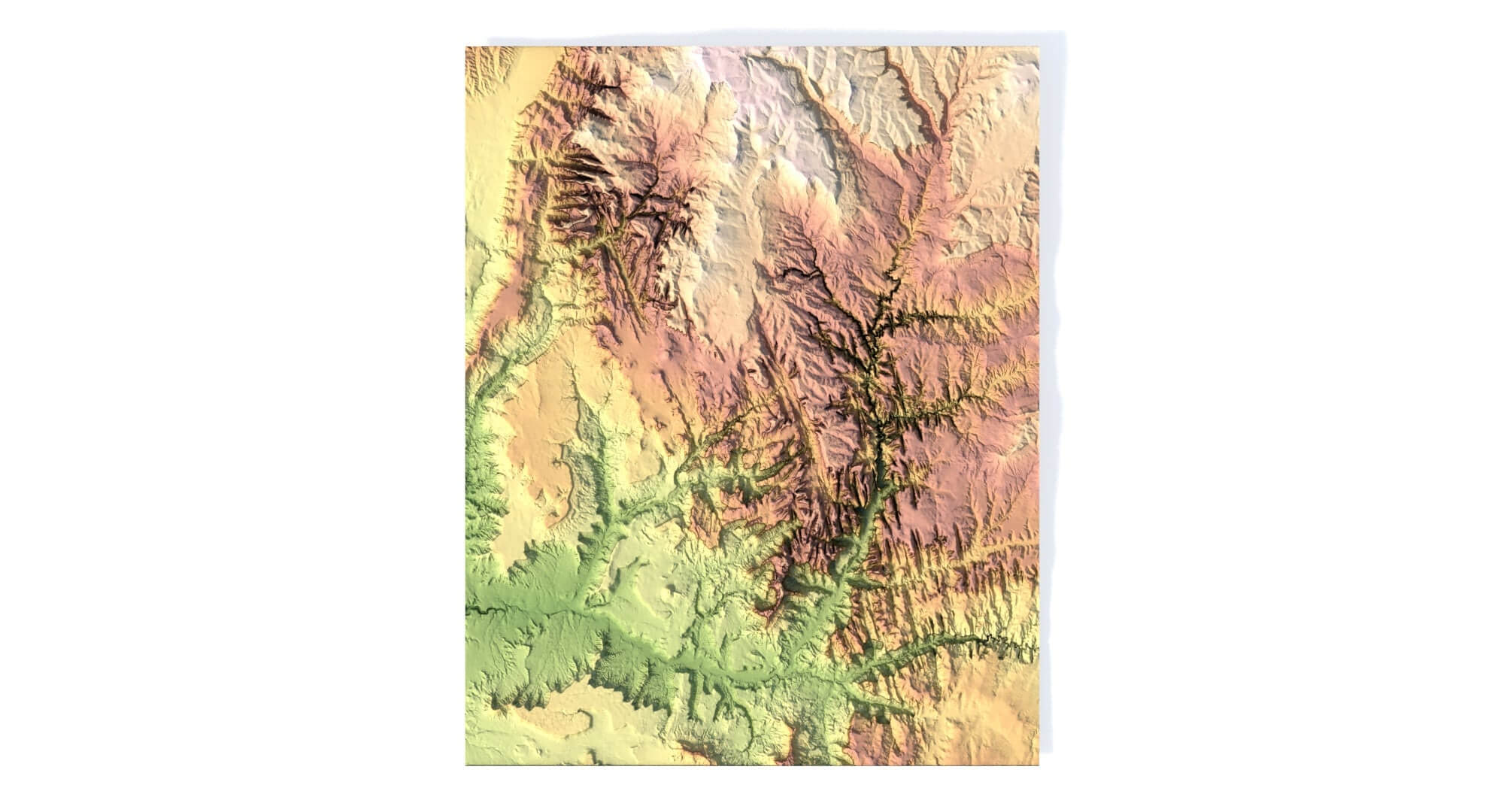Zion National Park 3D Map by Shustrik