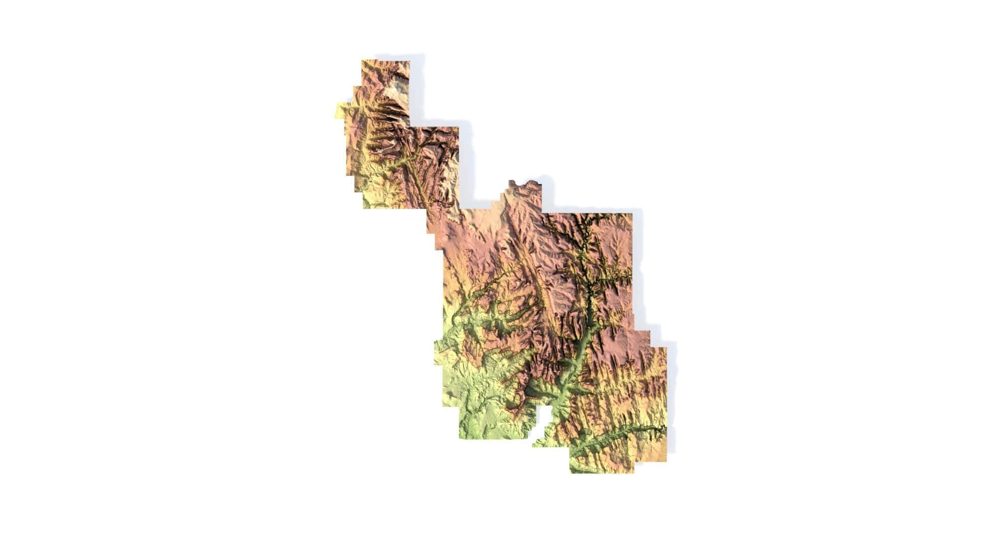 Zion National Park 3D Map by Shustrik