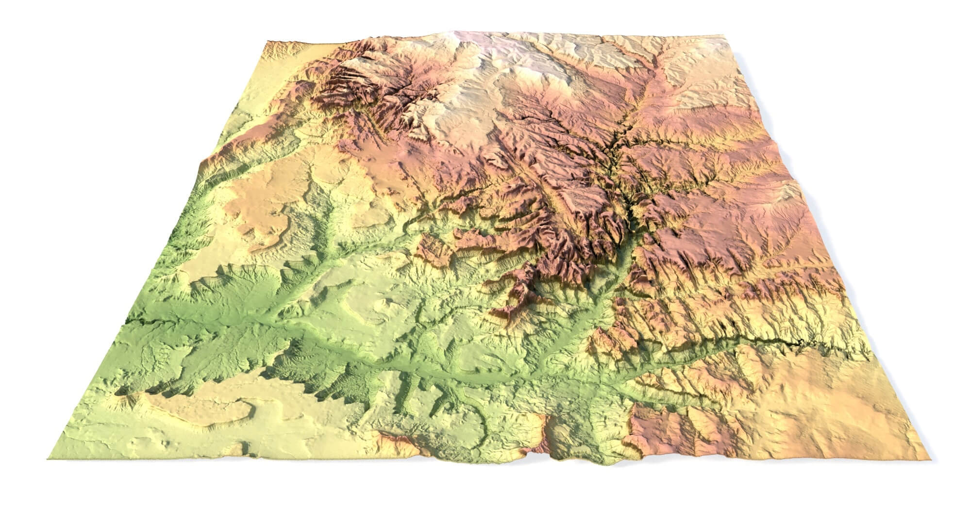 Zion National Park 3D Map by Shustrik