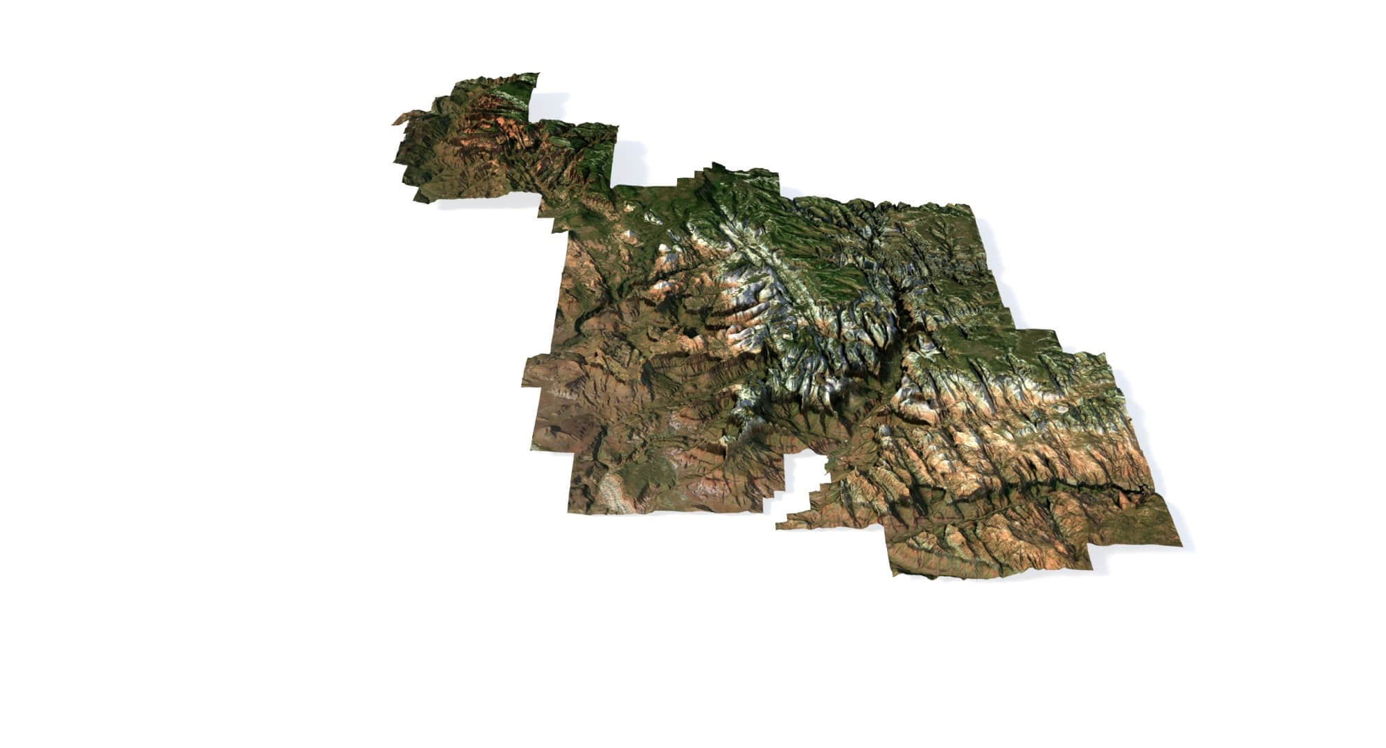 Zion National Park 3D Map by Shustrik