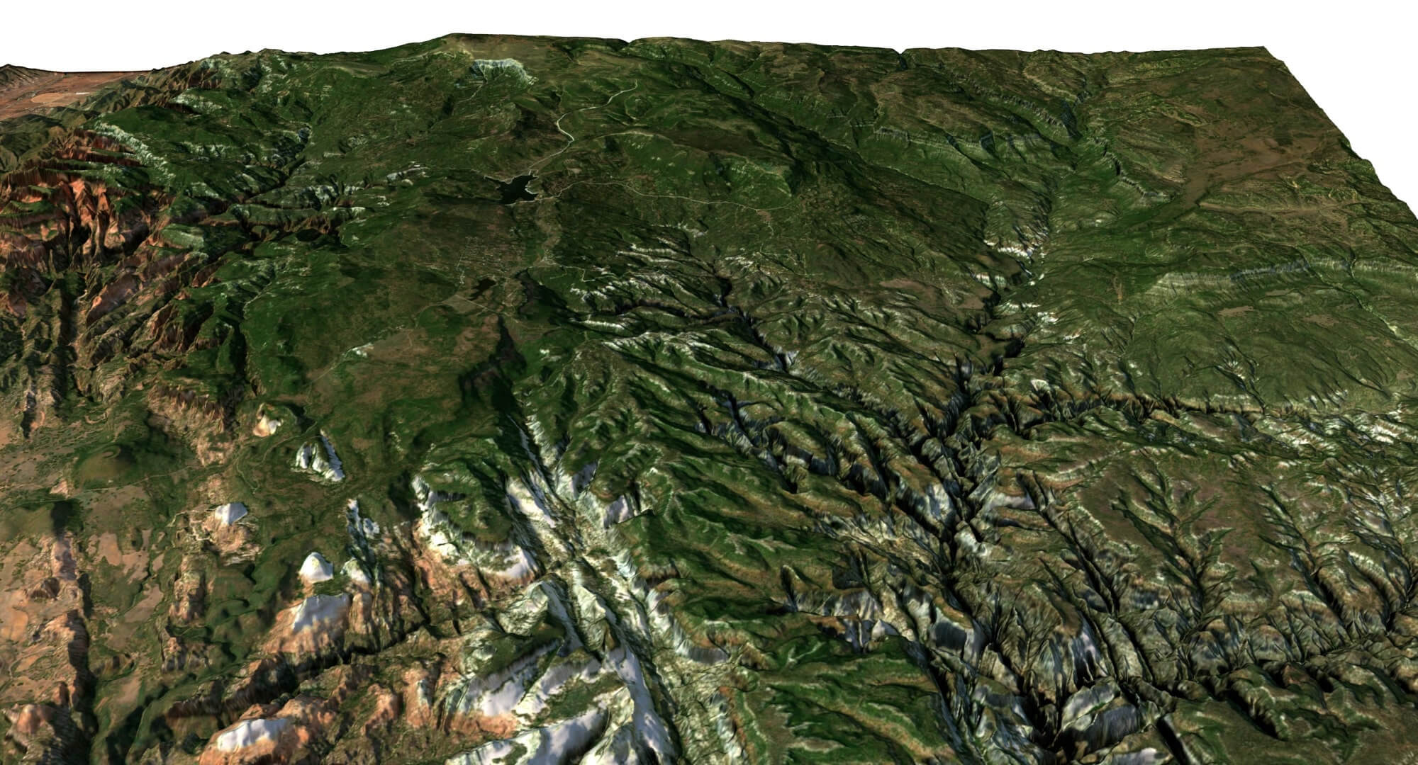 Zion National Park 3D Map by Shustrik