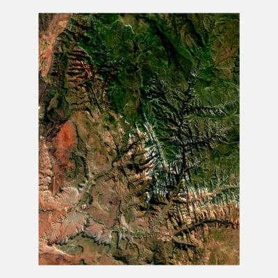 Zion National Park 3D Map by Shustrik
