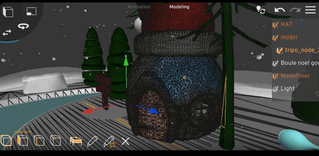 Renderhub winter fantasy competition December 2024 3D Render