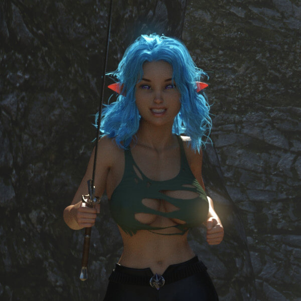 Bree 3D Render, Digital Art by Sidhelord