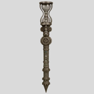 Steampunk Time Staff Game Ready Fantasy Sci Fi Prop - 3D Model by sidhm