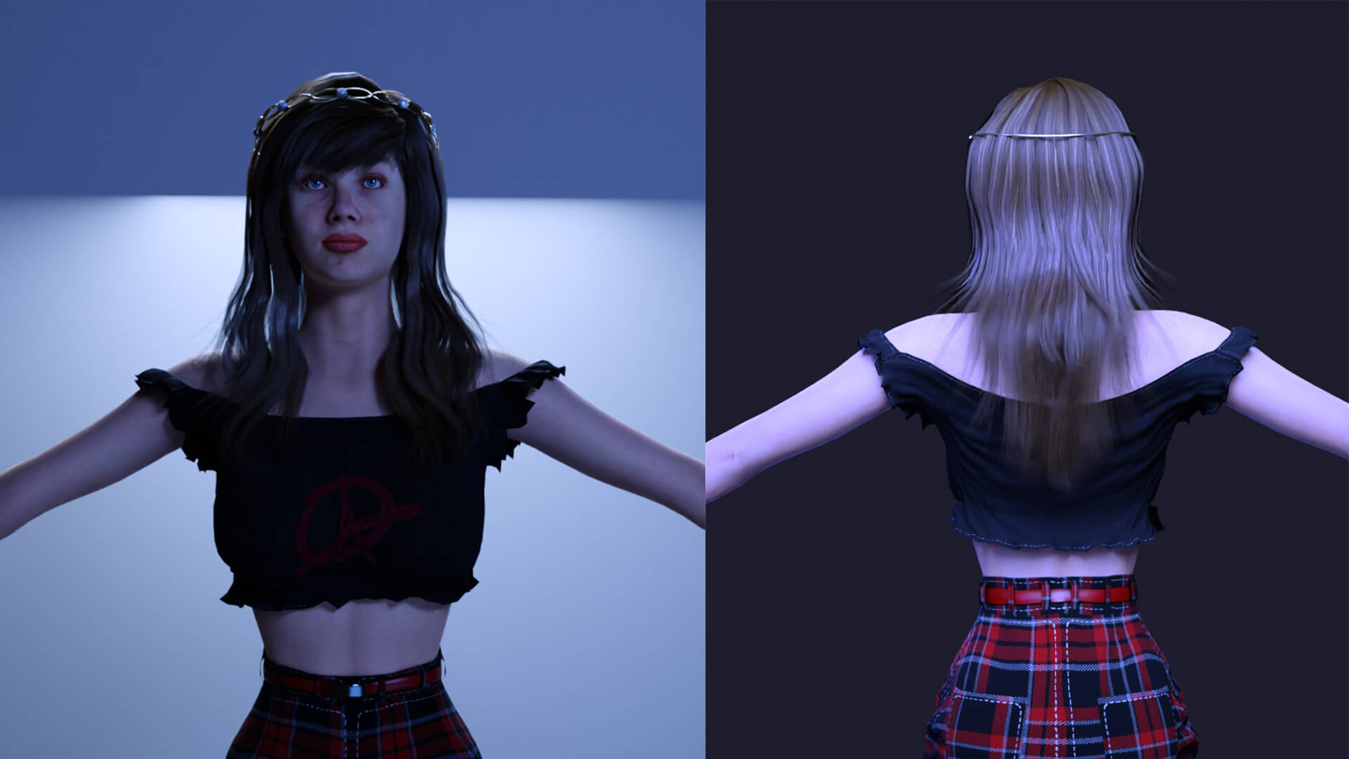 Beautiful Asian Girl - Free 3D Model by Signature Studio