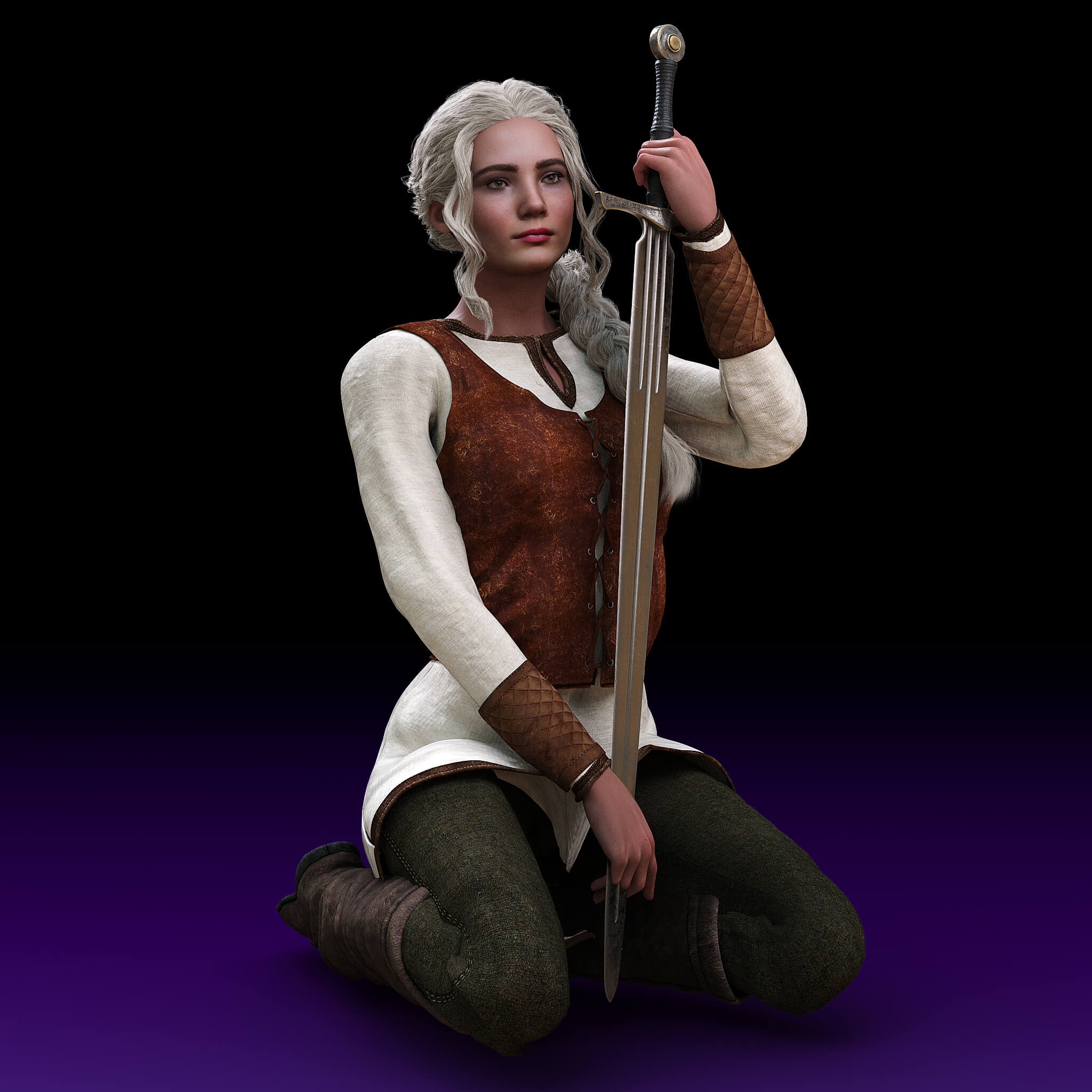 Cirilla Fiona (Freya Allan) Character, Hairs & Outfit G9 - Daz Content ...