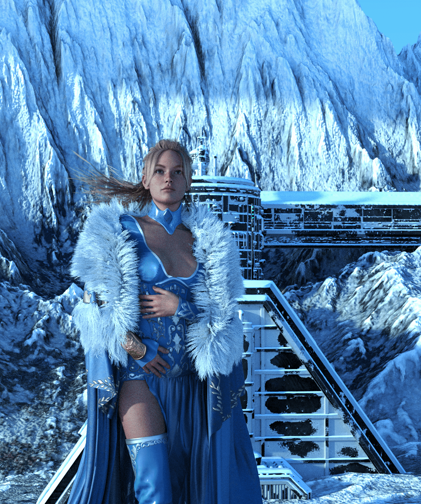 Cold Render 3D Render, Digital Art by Signature Studio