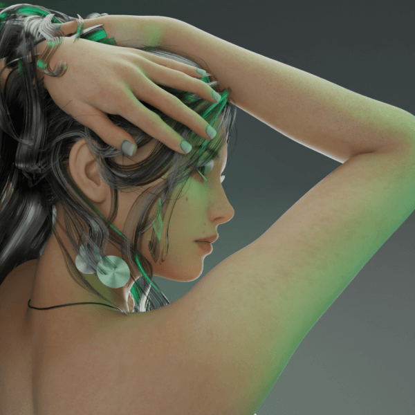 Sexy Girl 3D Render | RenderHub Gallery