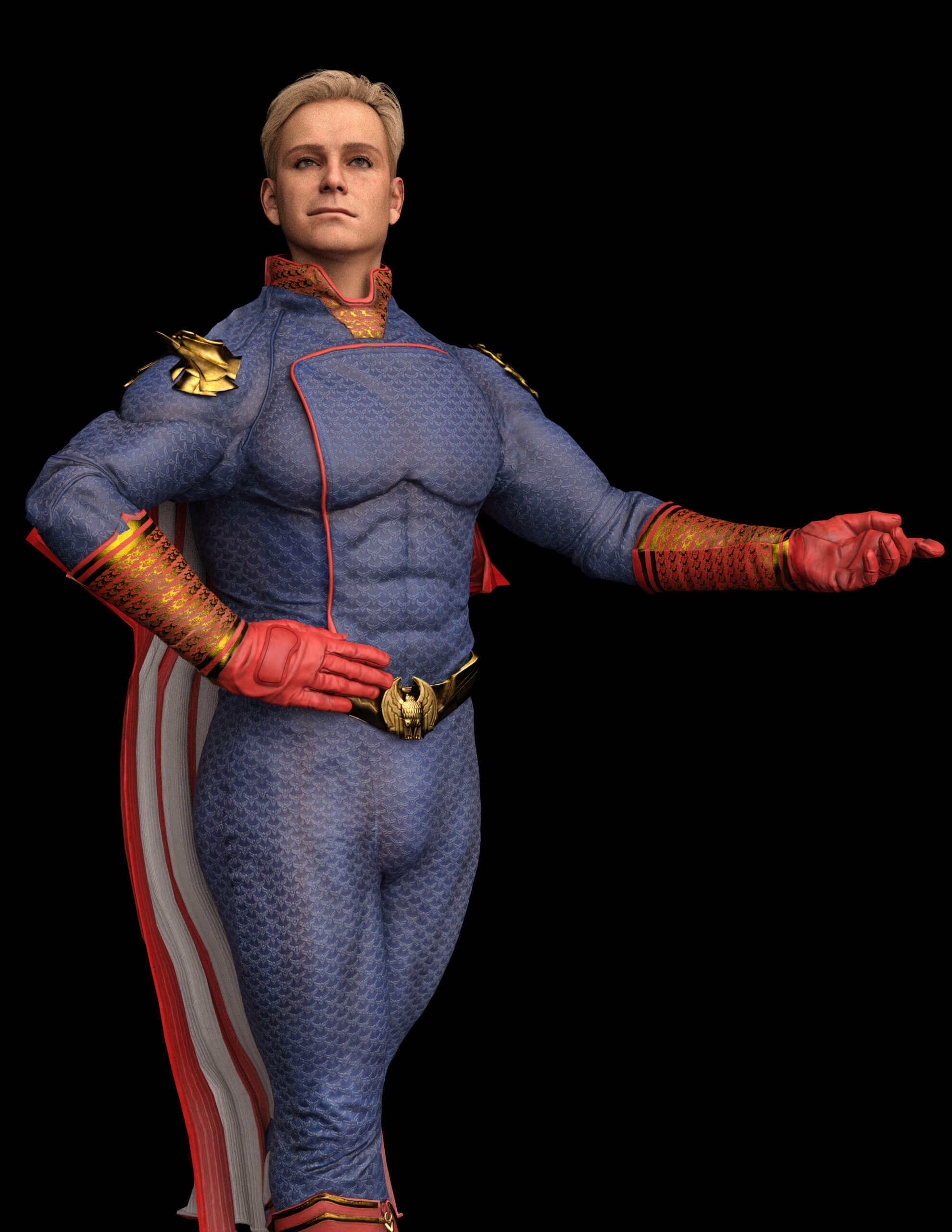 Homelander Character, Hair & Costume Bundle by Signature Studio