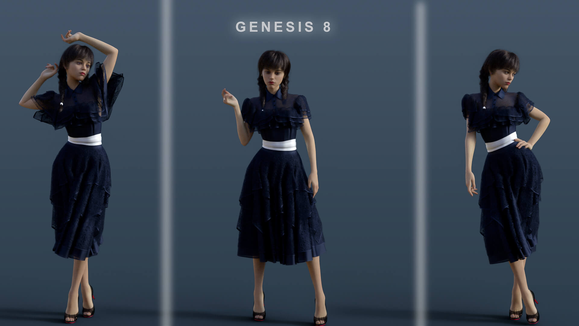 Wednesday for Genesis 8 Female - Daz Content by Signature Studio