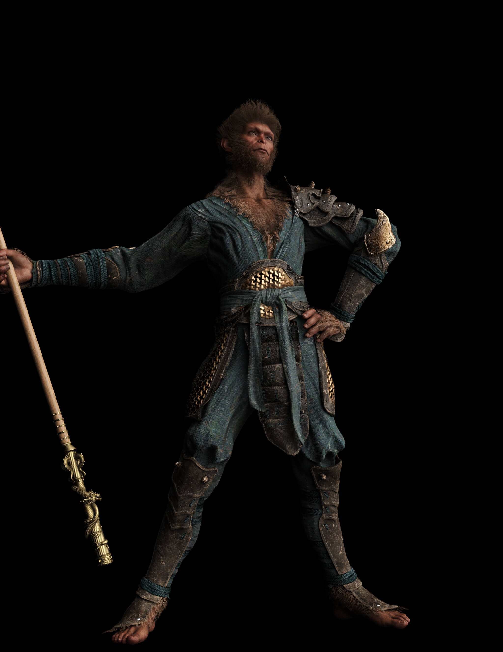 D-Force Wukong Outfit and Furr for G8, 8.1 & 9 Daz Content by Signature ...