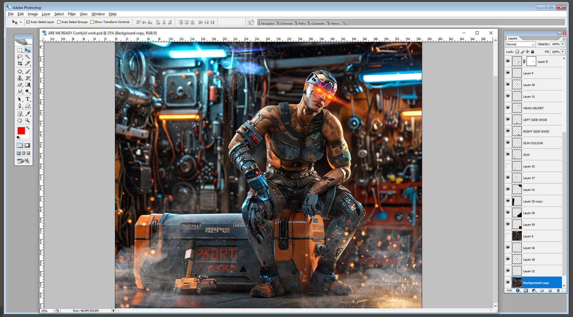 In Need of Repair 3D Render, Digital Art by signshop
