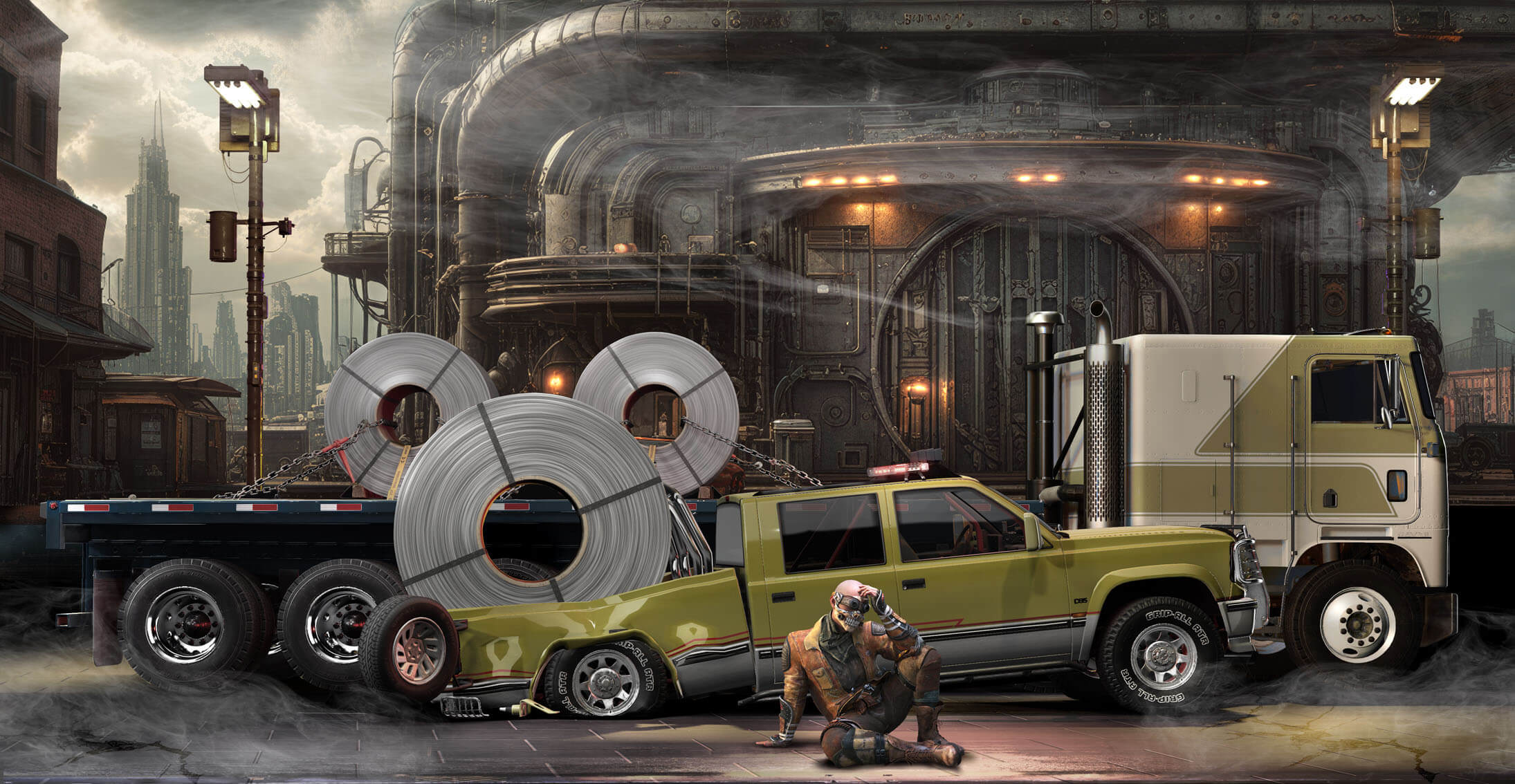 Not the New Truck 3D Render, Digital Art by signshop