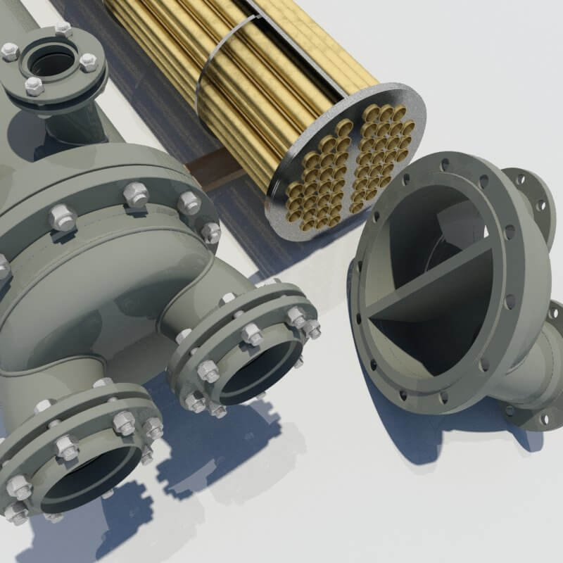 Heat Exchanger - 3D Model by Siio