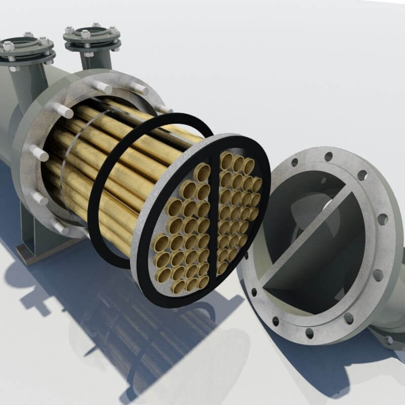 Heat Exchanger - 3D Model by Siio