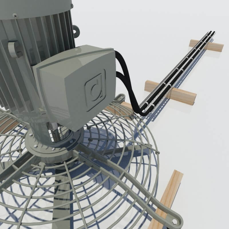 Industrial Fan - 3D Model by Siio
