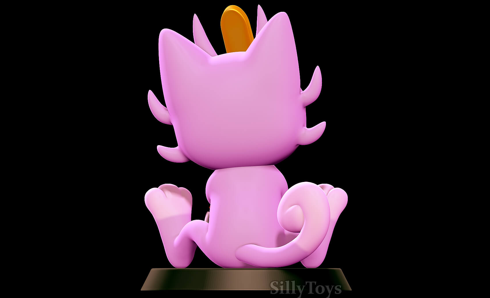 Alolan Meowth - Pokemon 3D Print Model by SillyToys