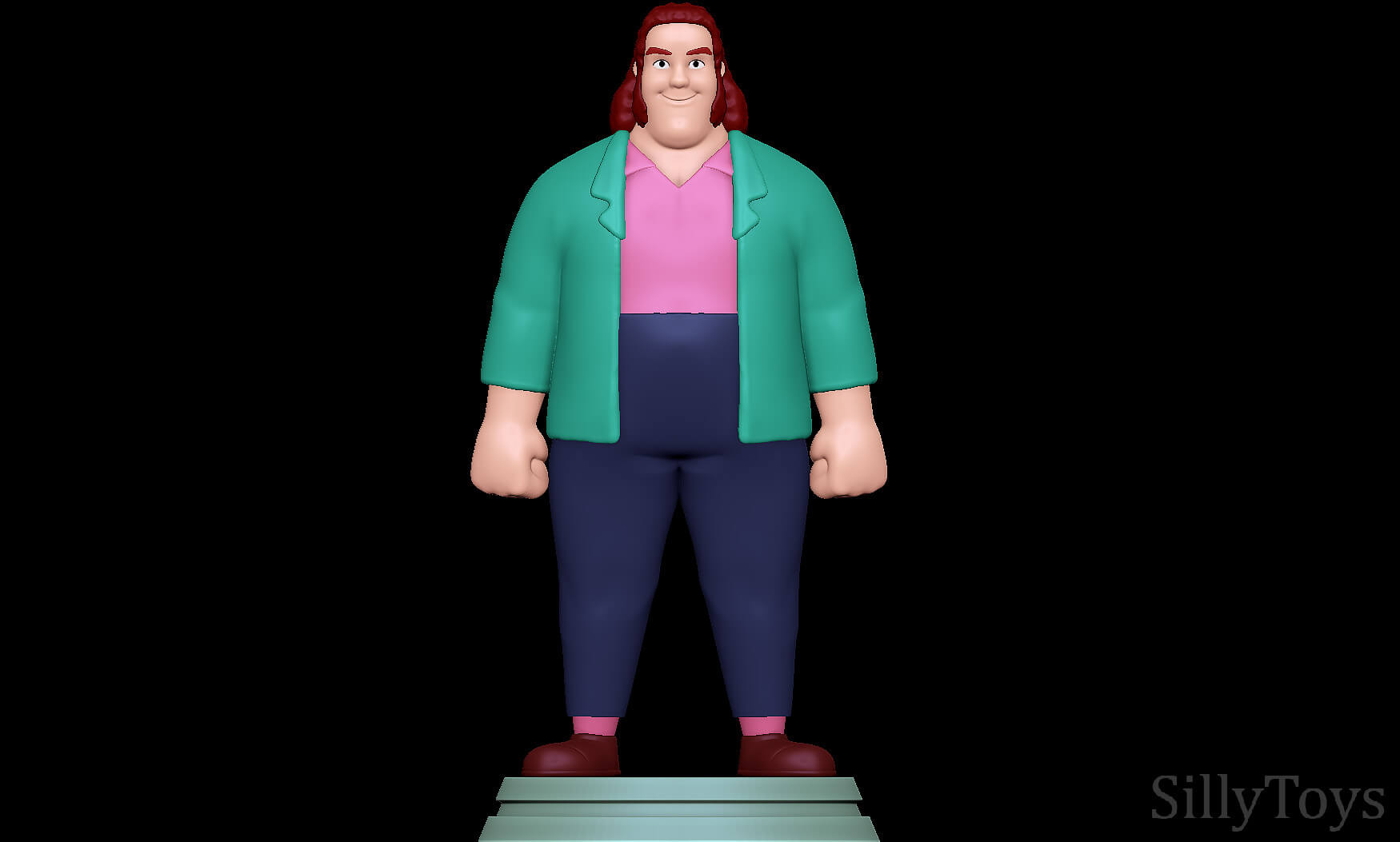 Andre The Giant - Hulk Hogan's Rock 'N' Wrestling 3D Model by SillyToys