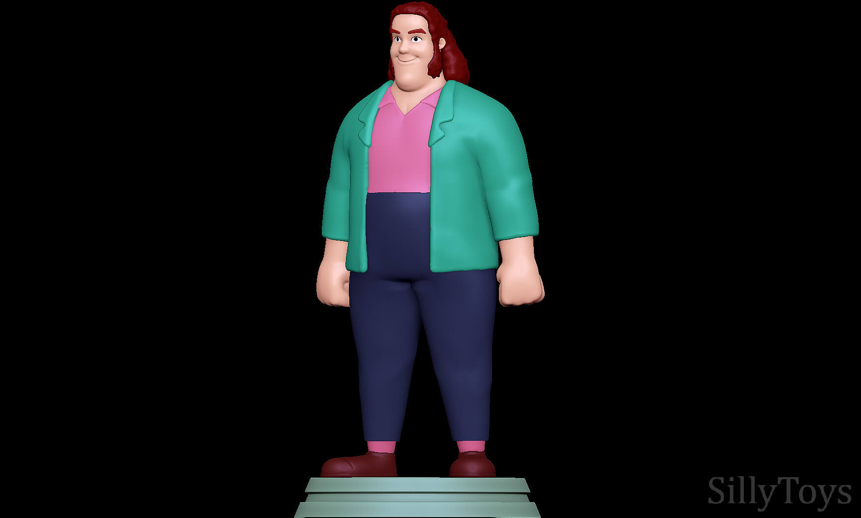 Andre The Giant - Hulk Hogan's Rock 'N' Wrestling 3D Model by SillyToys