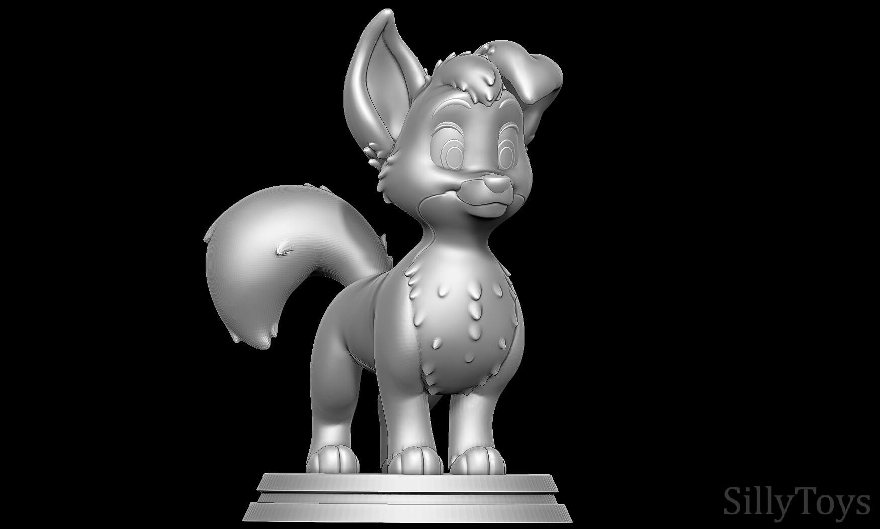 Angel - Lady and The Tramp 2 3D Model by SillyToys