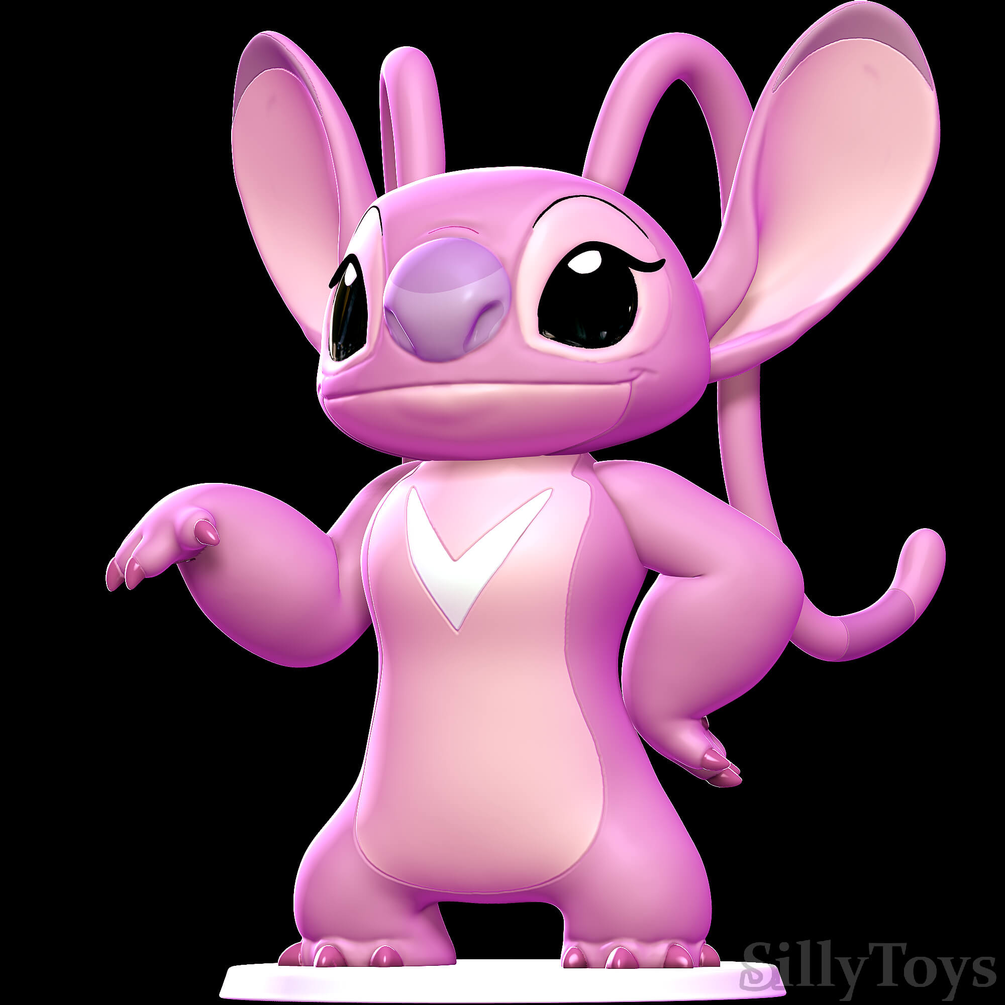 Angel - Lilo and Stitch 3D Model by SillyToys