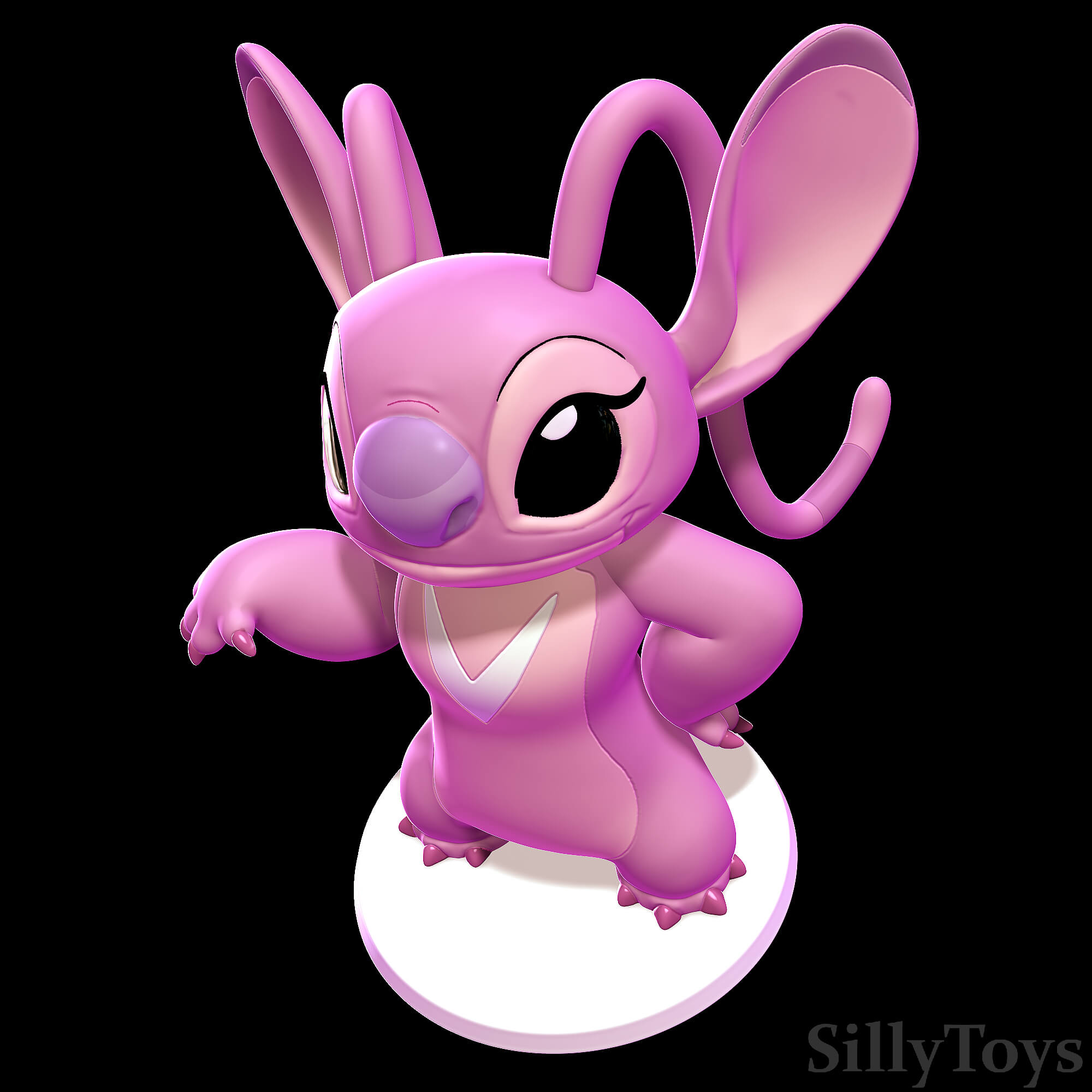 Angel - Lilo and Stitch 3D Model by SillyToys