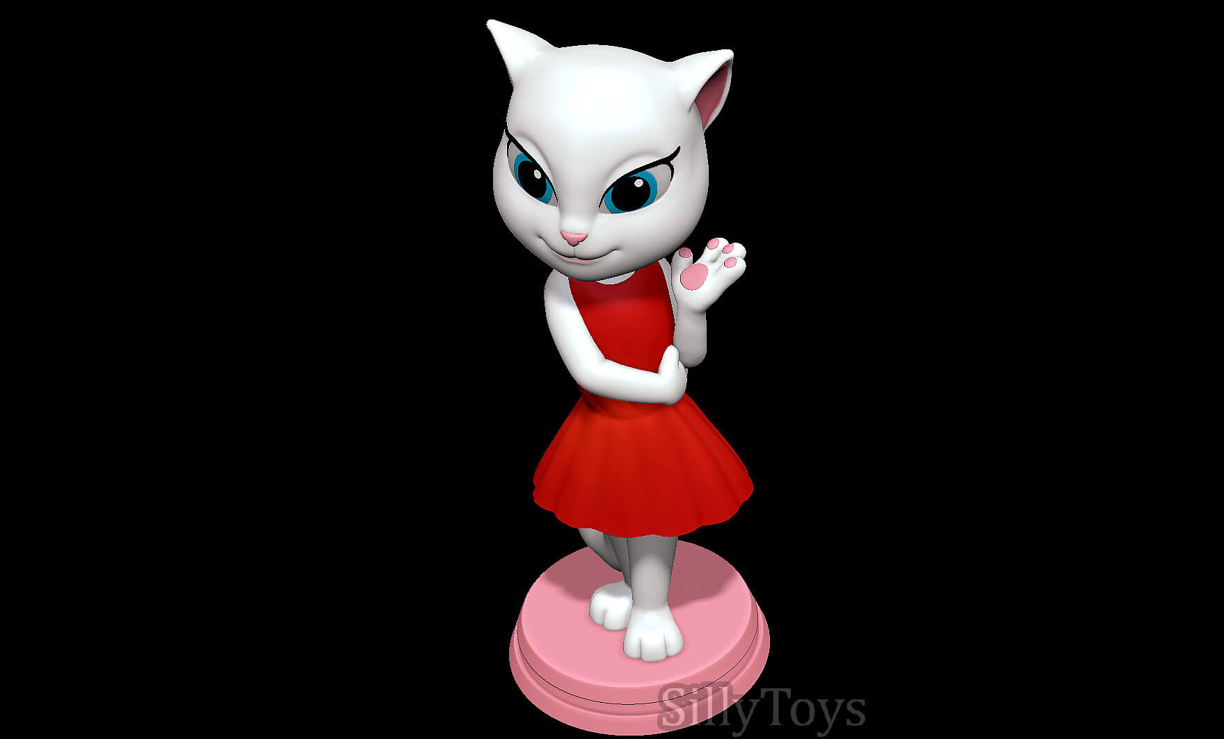 Angela - My Talking Angela 3D Model by SillyToys